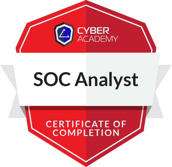 Certificate SOC Analyst - Faikar Marzuq - Cyber Academy Indonesia